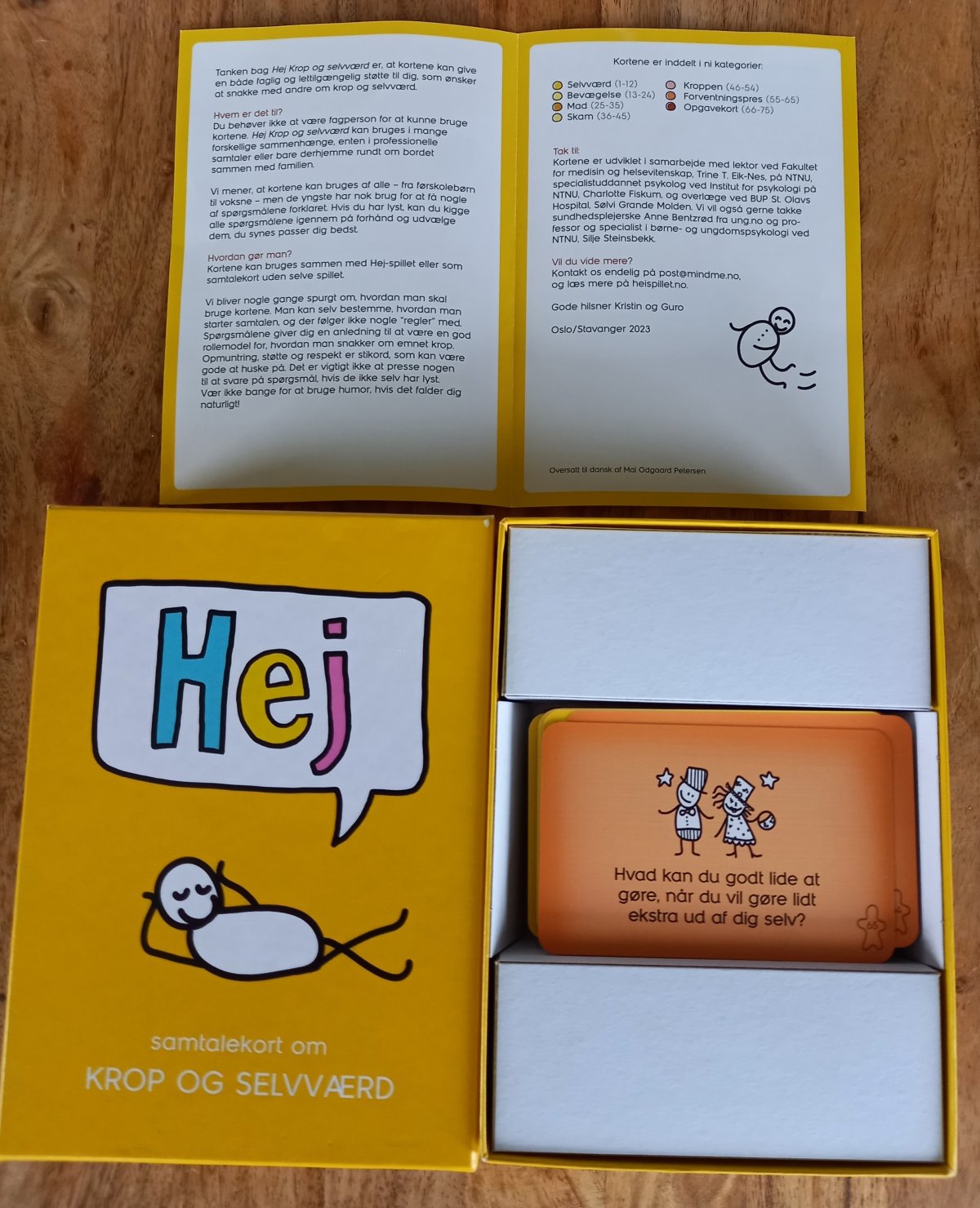 HEJ Samtalekort om KROP OG SELVVÆRD